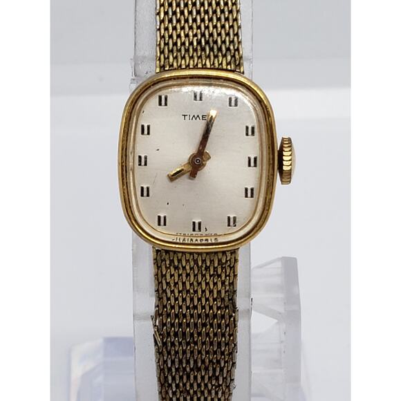 Timex | Accessories | Timex Womens Dress Watch Small Square Face With ...